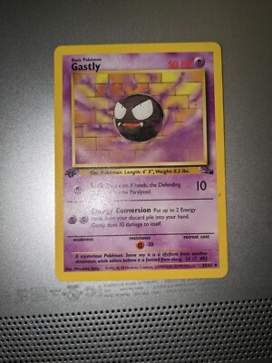 Pokémon TCG Gastly Fossil 33 Regular 1st Edition Uncommon | eBay