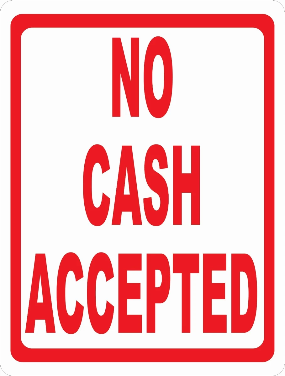 No Cash Payment