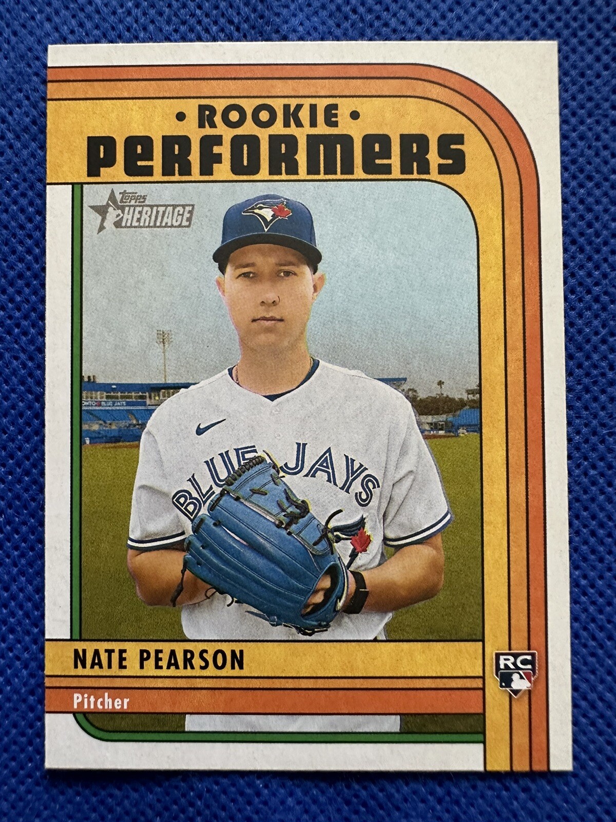 2021 #RP-6 Nate Pearson Topps Heritage High #s Rookie Performers RC ...