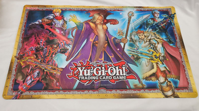 Konami Yugioh Shonen Jump Card Game Play Mat 24" x 14” 1996 Large Mouse ...