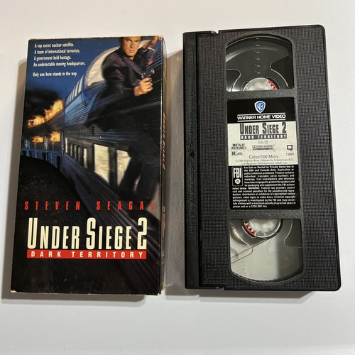 Under siege 2 dark territory, Steven Seagal navy seal VHS Used movie ...