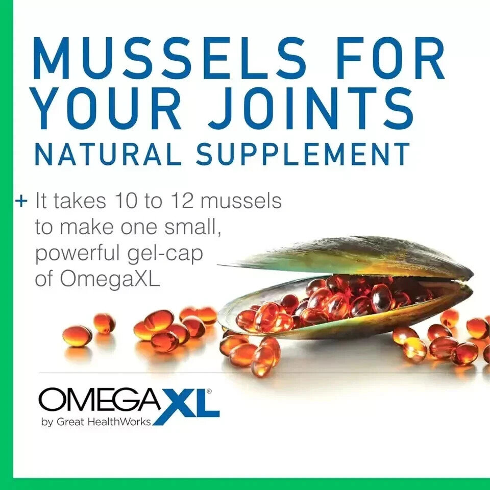 Omega XL 300 Softgels | Joint Support Supplement | Omega-3 Green Lipped ...