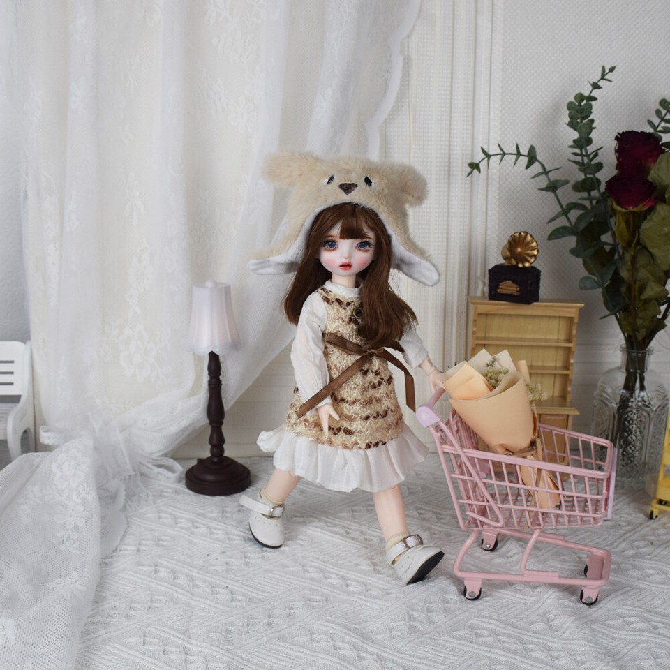30cm BJD Doll 1/6 Ball Jointed Cute Girl Full Set DIY Toys Children's ...