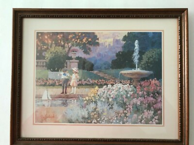 1993 "Toy Boat" Ray Burdzinski Framed Print | eBay