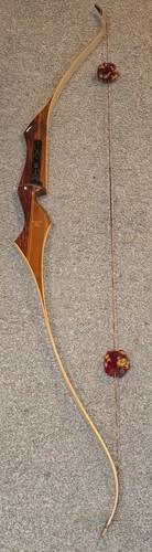 Vintage 1965 RH Bear Polar Recurve Target Bow – 66” AMO 36# @ 28" TTT ...