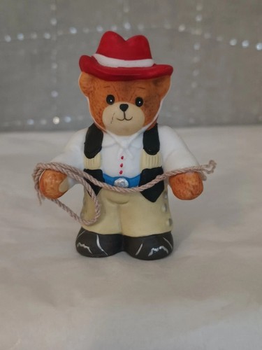 Vrg Enesco Lucy & Me Roping Cowboy Bear 1990 By Artist Lucy Riggs Super ...