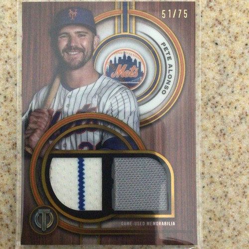 2025 Topps Tribute Tribute Dual Relic Pete Alonso NY Mets 51/75 | eBay.de