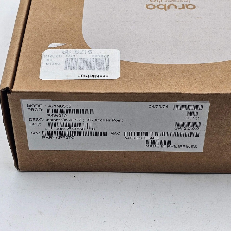 New Aruba Instant Wireless Access Point APIN0505 | eBay