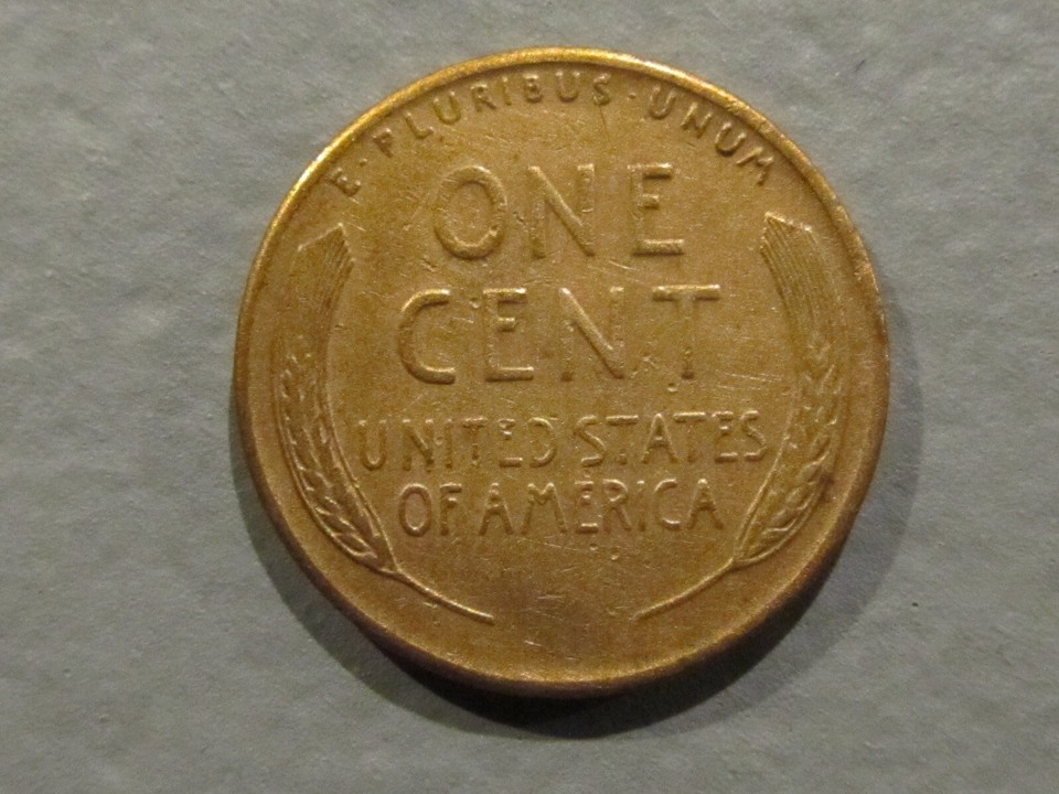 1954 "S" LINCOLN WHEAT PENNY/MISPRINT/ERROR/ "S" TOUCHING "5"/ AMAZING ...