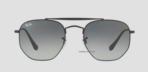 Ray Ban Sunglasses The Marshal Black 3648 Gradient Classic Unisex 00271 ...