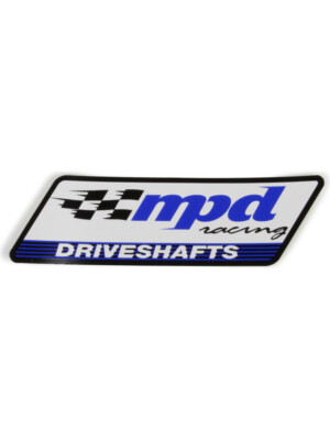 MPD Racing Logo Sticker - MPD Logo - 2 x 6 in - MPD Driveshaft - Each ...