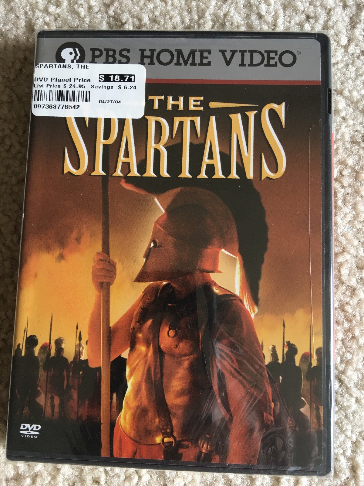 The Spartans (DVD, 2003 ) - PBS - DVD Excellent Condition! Extremely ...