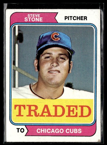 1974 Topps #486T Steve Stone Traded Chicago Cubs | eBay