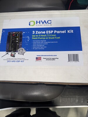iO HVAC Controls ZP3-HPS-ESP-KIT 3 Zone 3H/2C Heat Pump | eBay