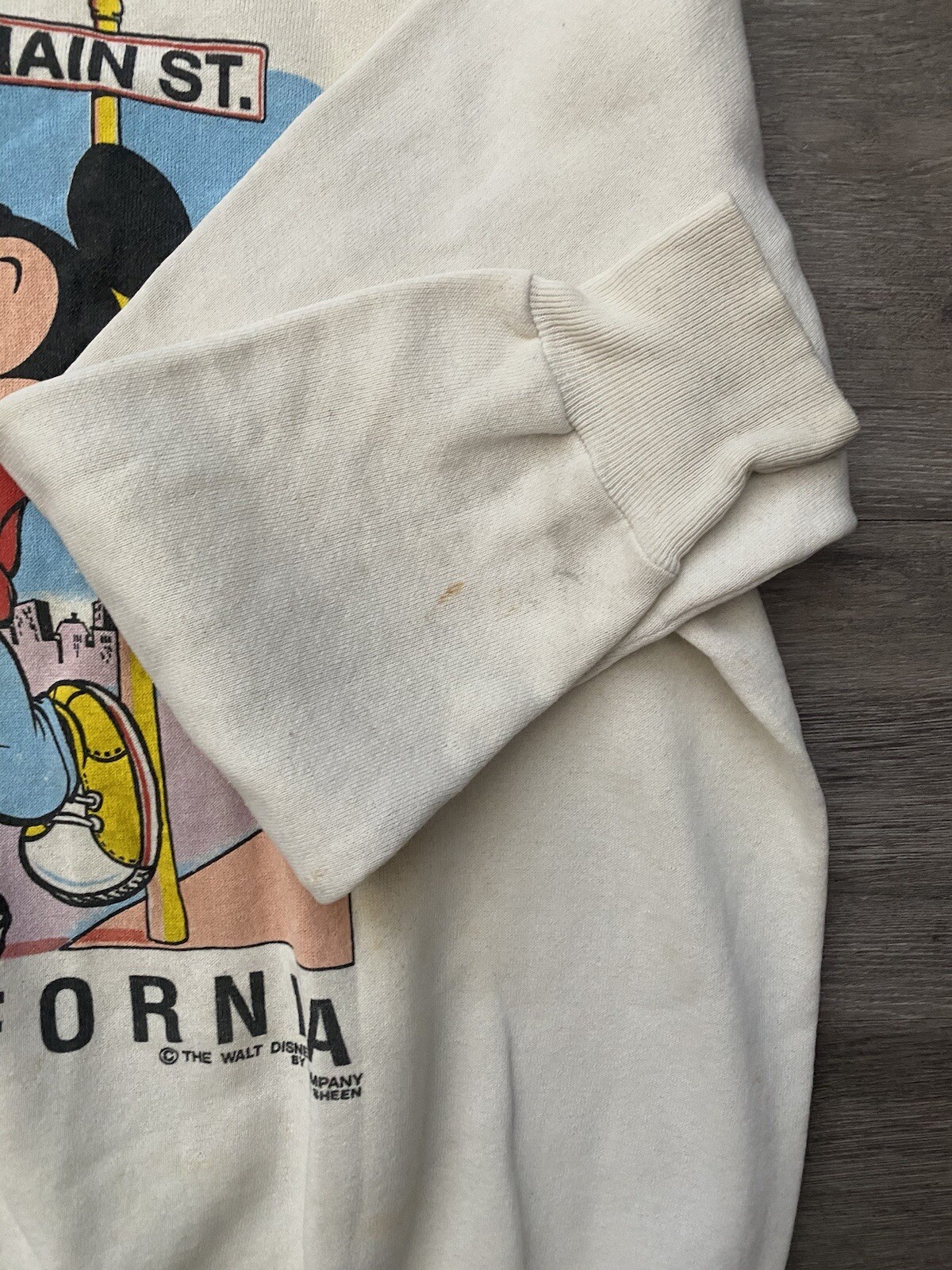 Vintage Bootleg Disney Mickey Mouse Crewneck Sweatshi… - Gem