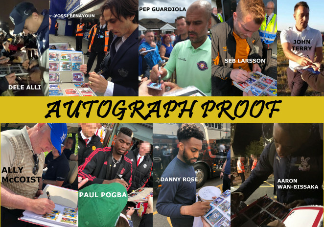 Hand Signed Football Card Random Bundles Match Attax Panini Adrenalyn ...