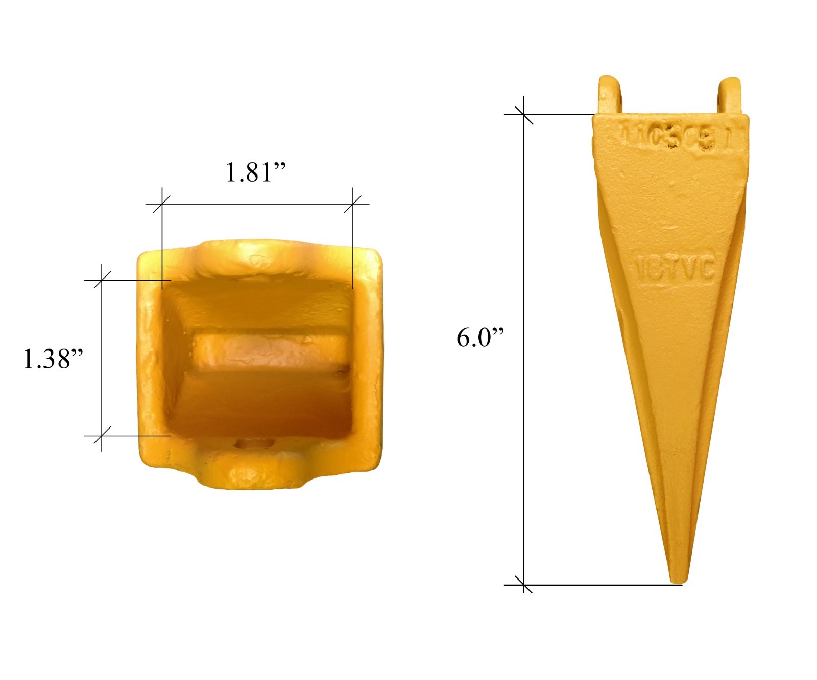 4 - 18TVIP, 18VIP Rock Tooth Combo w Pins/Locks | eBay