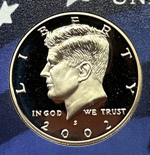 2002 S PROOF KENNEDY CLAD HALF DOLLAR FROM PROOF SET - Free Shipping | eBay