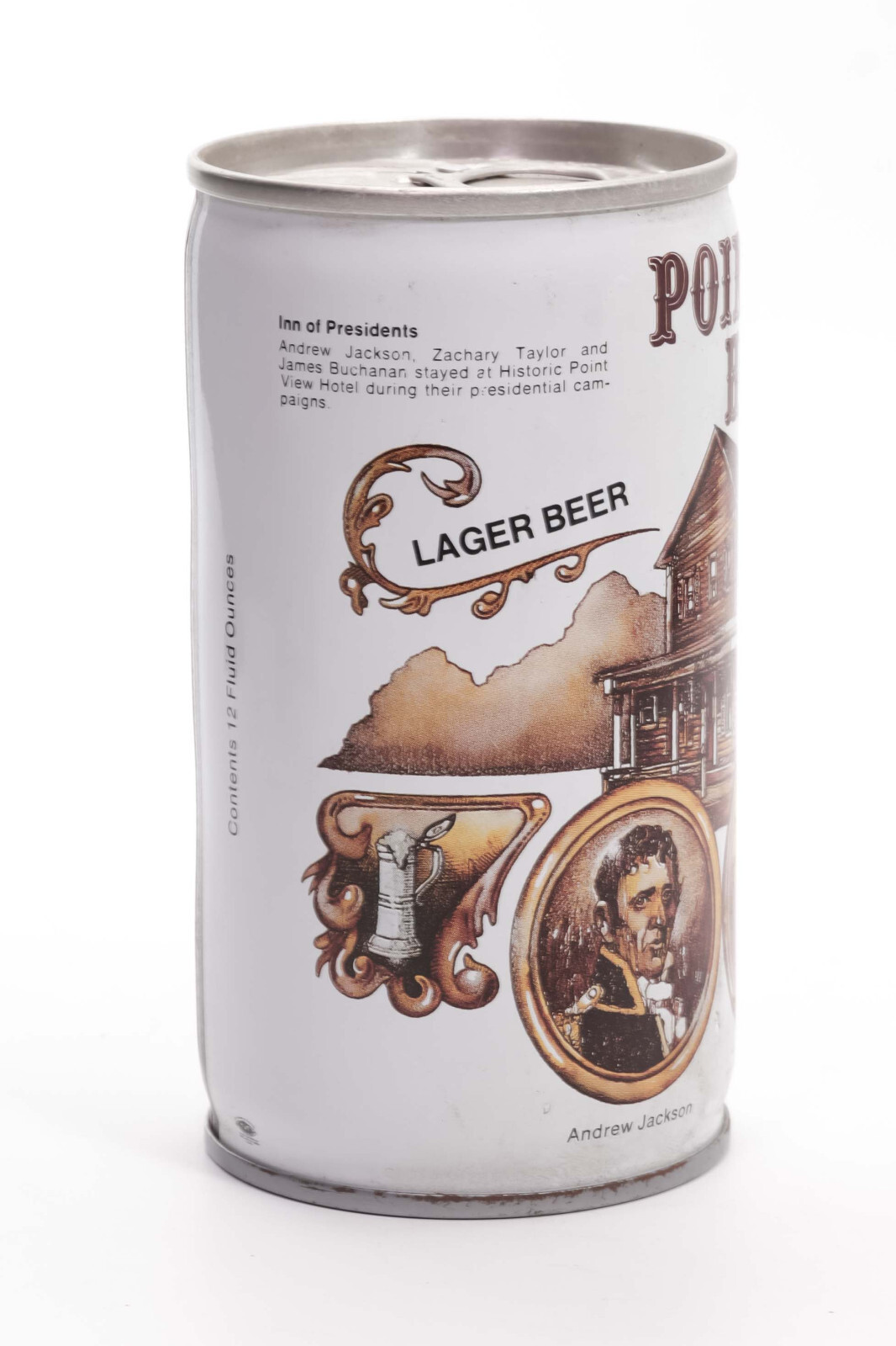 Point View Hotel Lager Beer Can Tab Top CS Pittsburgh Brewing Co 12oz ...