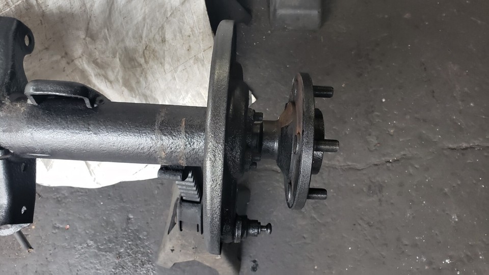 REAR 3.55 YJ Jeep Wrangler 87-95 Dana 35 Rear Differential Axle FREE ...