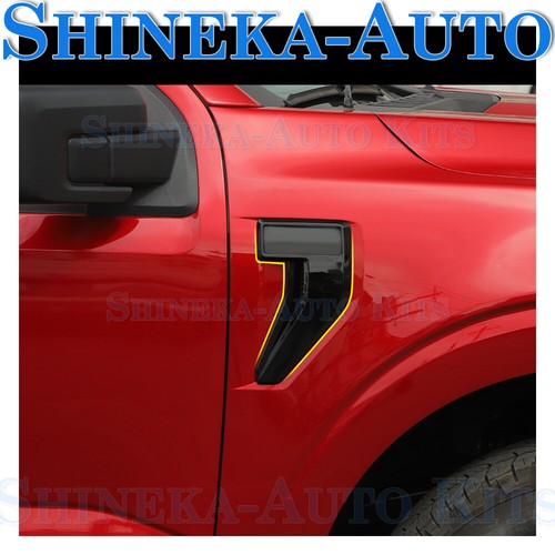FOR 2021+ FORD F150 FRONT SIDE FENDER PANEL COVER TRIM DECOR GUARDS ...