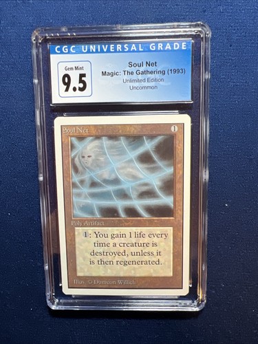 MTG Unlimited Soul Net CGC 9.5 GEM MINT (Blue Label 10) 1993 | eBay