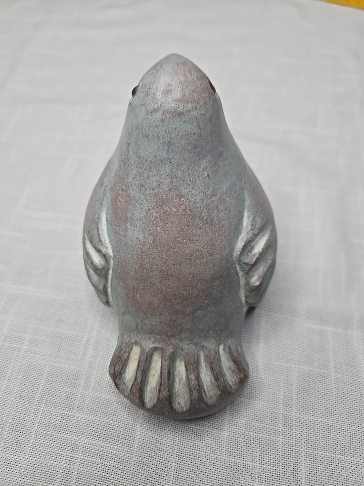 RARE Isabel Bloom Bird Signed sculpture vintage River Rock stones 5" | eBay