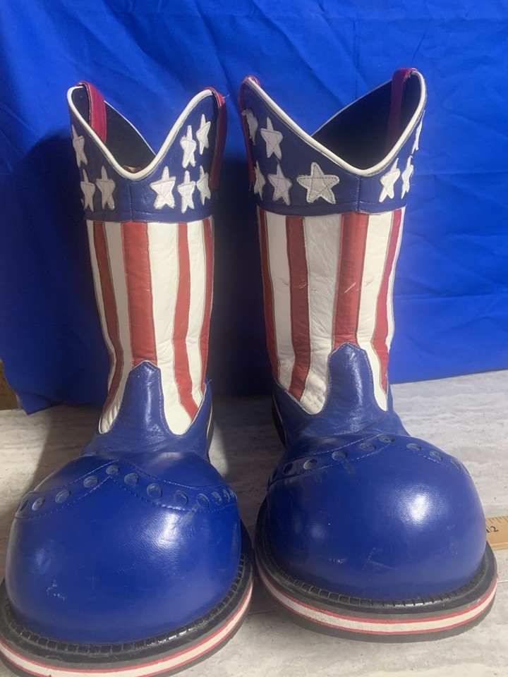 Professional Custom Clown Shoes / Boots Costume Halloween Circus, Rodeo ...