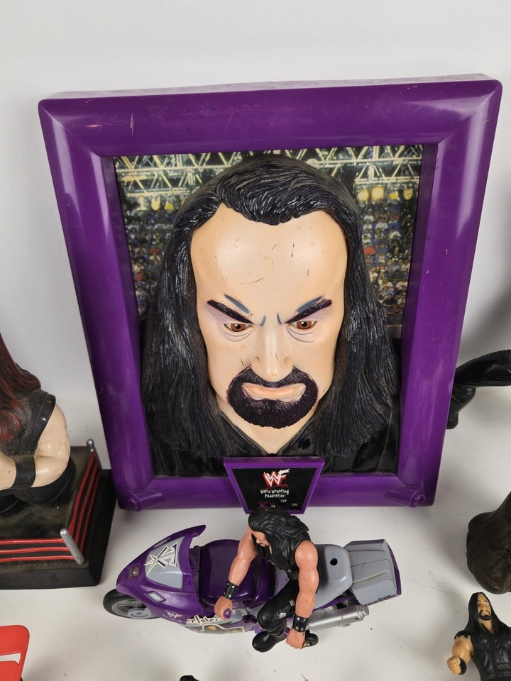 Huge Lot Vintage WWF Wrestling "The Undertaker" Collectibles Action ...