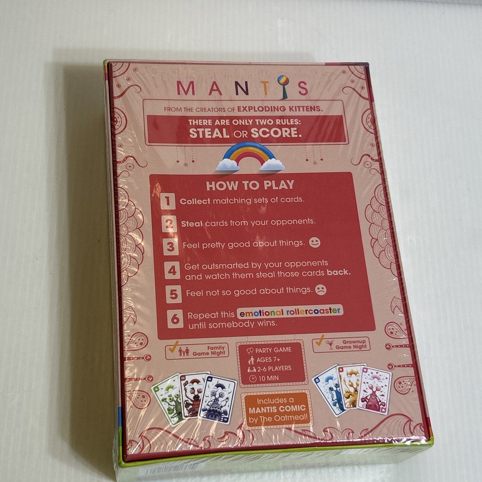 Mantis Card Game-Exploding Kittens Party Game-Cutthroat Rainbows ...