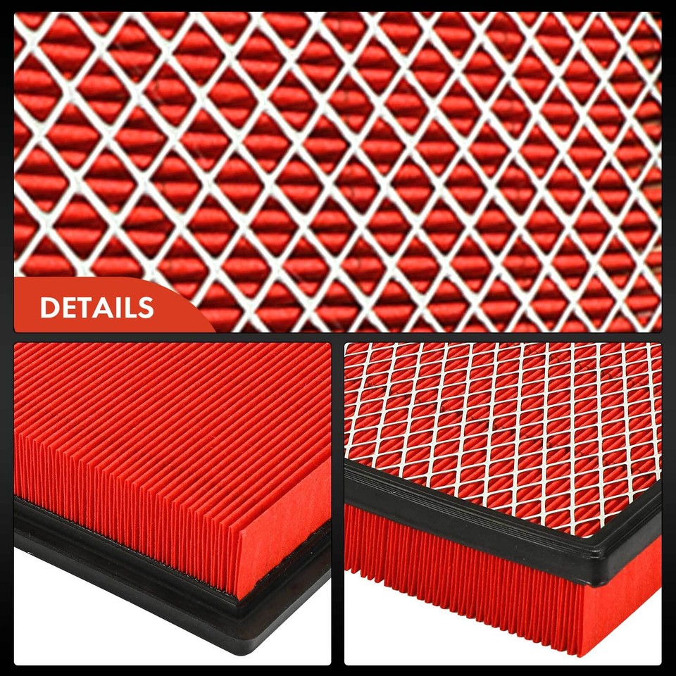 2x High Performance Engine Air Filter for Jeep Grand Cherokee Nissan ...