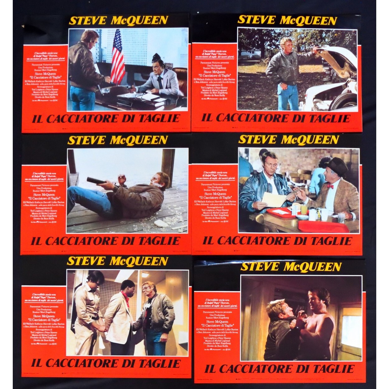 Photo Cards The HUNTER OF BOUNTIES Steve McQueen Eli Wallach F43 | eBay