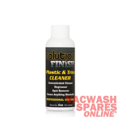 SOLUTION FINISH PLASTIC & TRIM CLEANER - DEGREASER - SPOT REMOVER ...