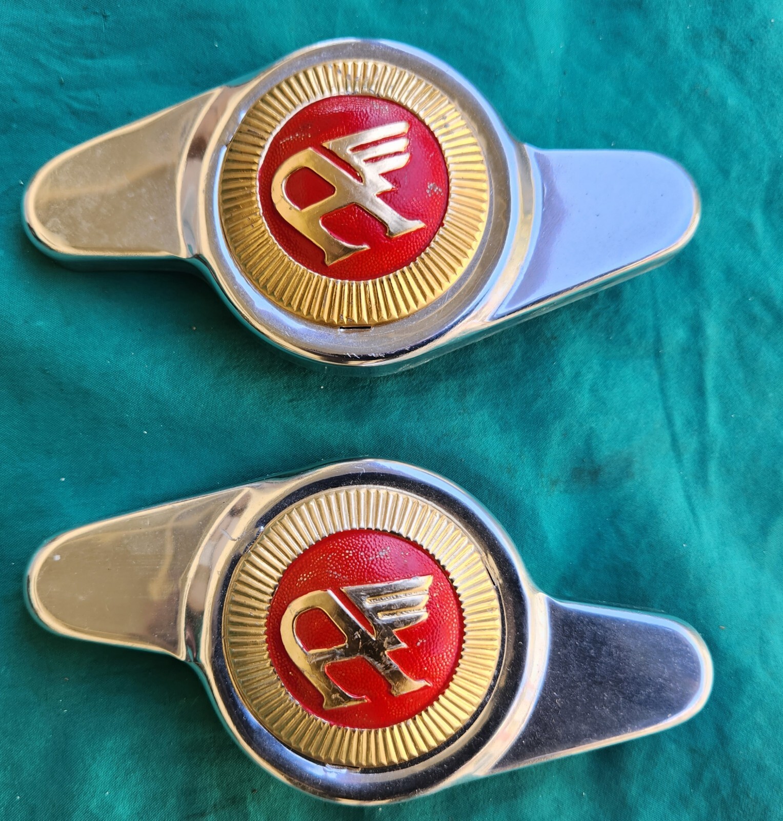 AUSTIN HEALEY TRIUMPH MG STYLA SPINNERS KNOCKOFF WHEEL SPINNER x 2 ...