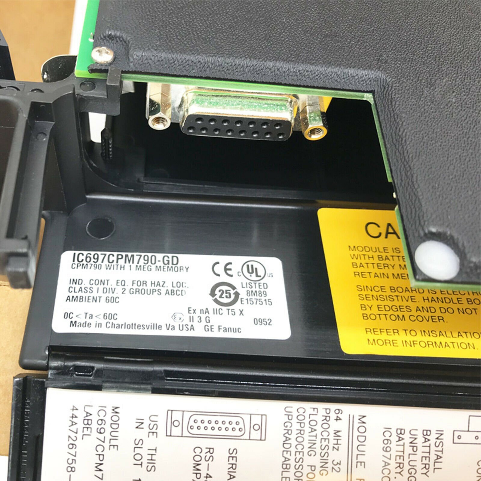 Remanufactured Ge FANUC Ic697cpm790-gd CPU Module Ic697cpm790 ...