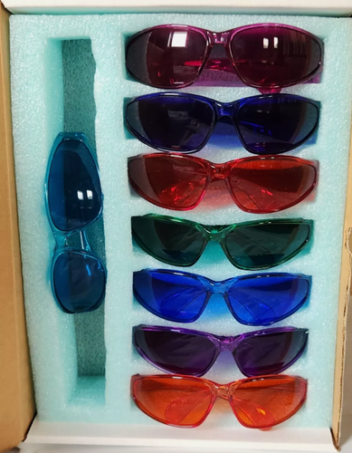 New Color Therapy Eyewear 8 - Violet,Indigo,Blue,Green,Orange,Red,Aqua ...