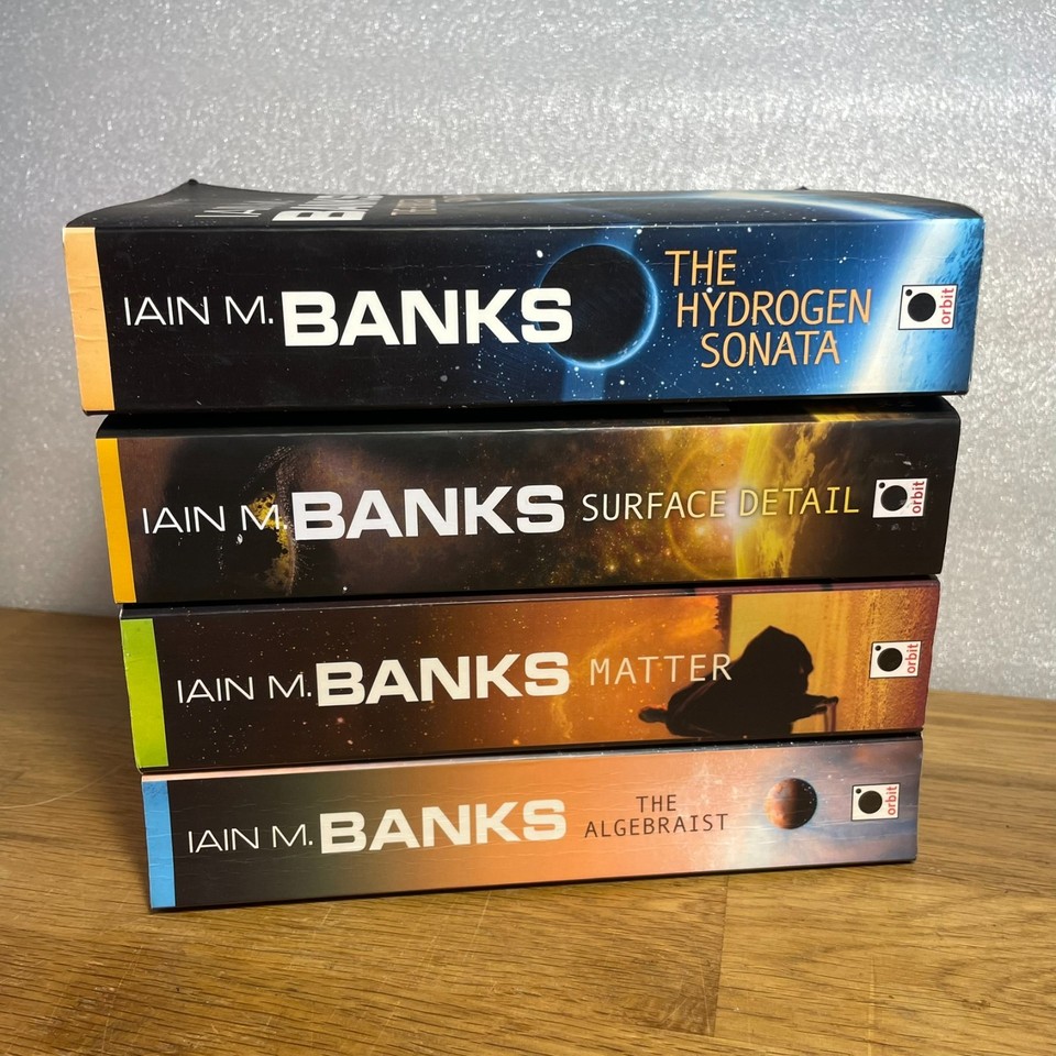 Iain Banks - 4 Book Bundle: Algebraist, Matter, Surface Detail ...