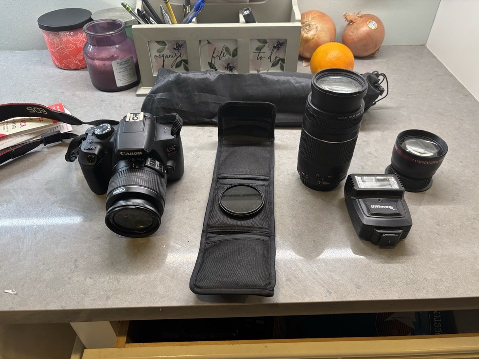 Cannon EOS Rebel T6 Camera Kit With Accessory’s And Standard 18-55 MM ...