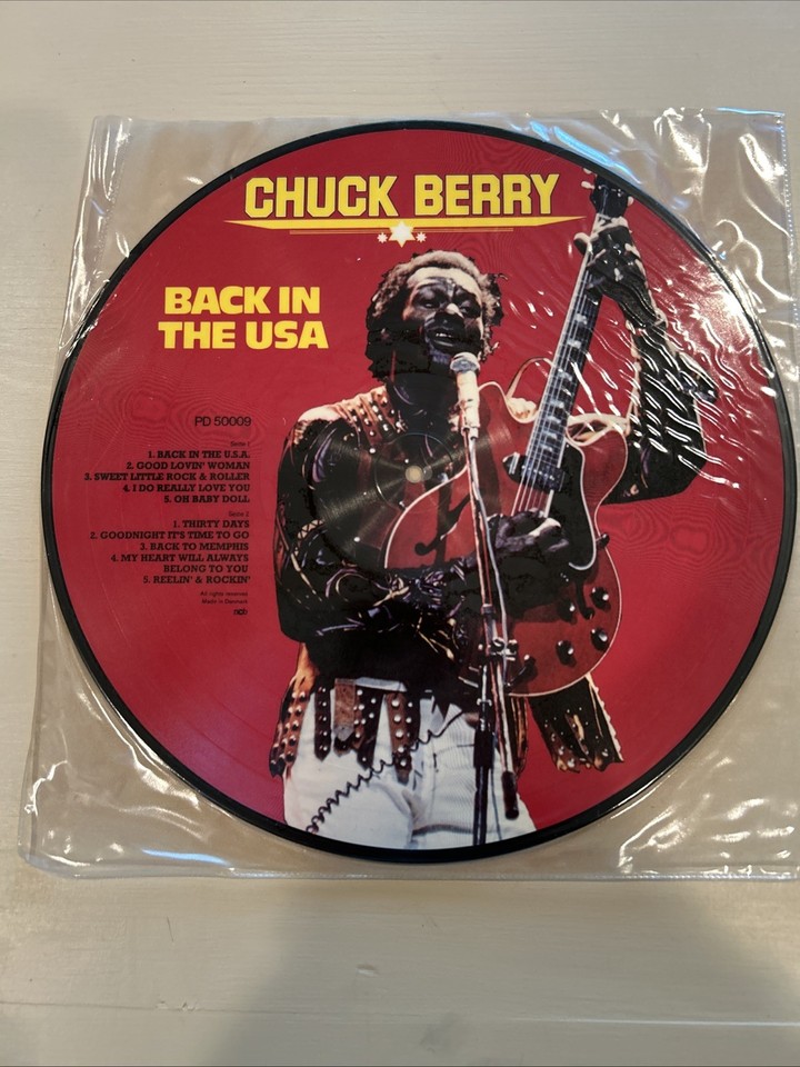 Chuck Berry "Back In The USA" Denmark Pressing Picture Disk LP* | eBay