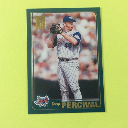 2001 Topps #419 Troy Percival Angels | eBay
