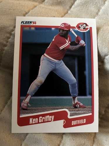 Ken Griffey 1990 Fleer #420 Card Cincinnati Reds | eBay