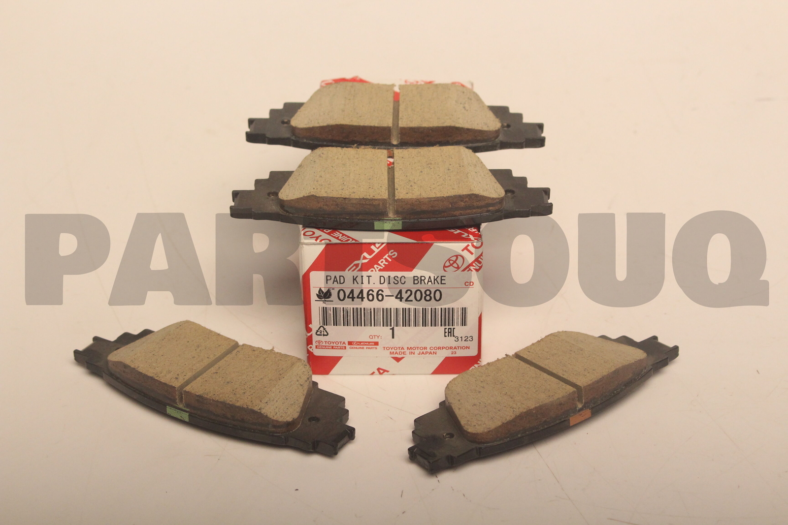 0446642080 Genuine Toyota PAD KIT, DISC BRAKE, REAR 04466-42080 | eBay