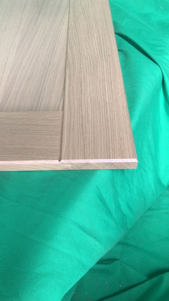 HPP Drawer Fronts larder doors clad on panels ALL SIZES VERTO SOLID OAK ...