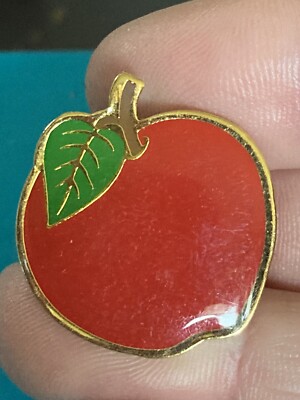 Big red apple Lapel Pin EUC K543 | eBay