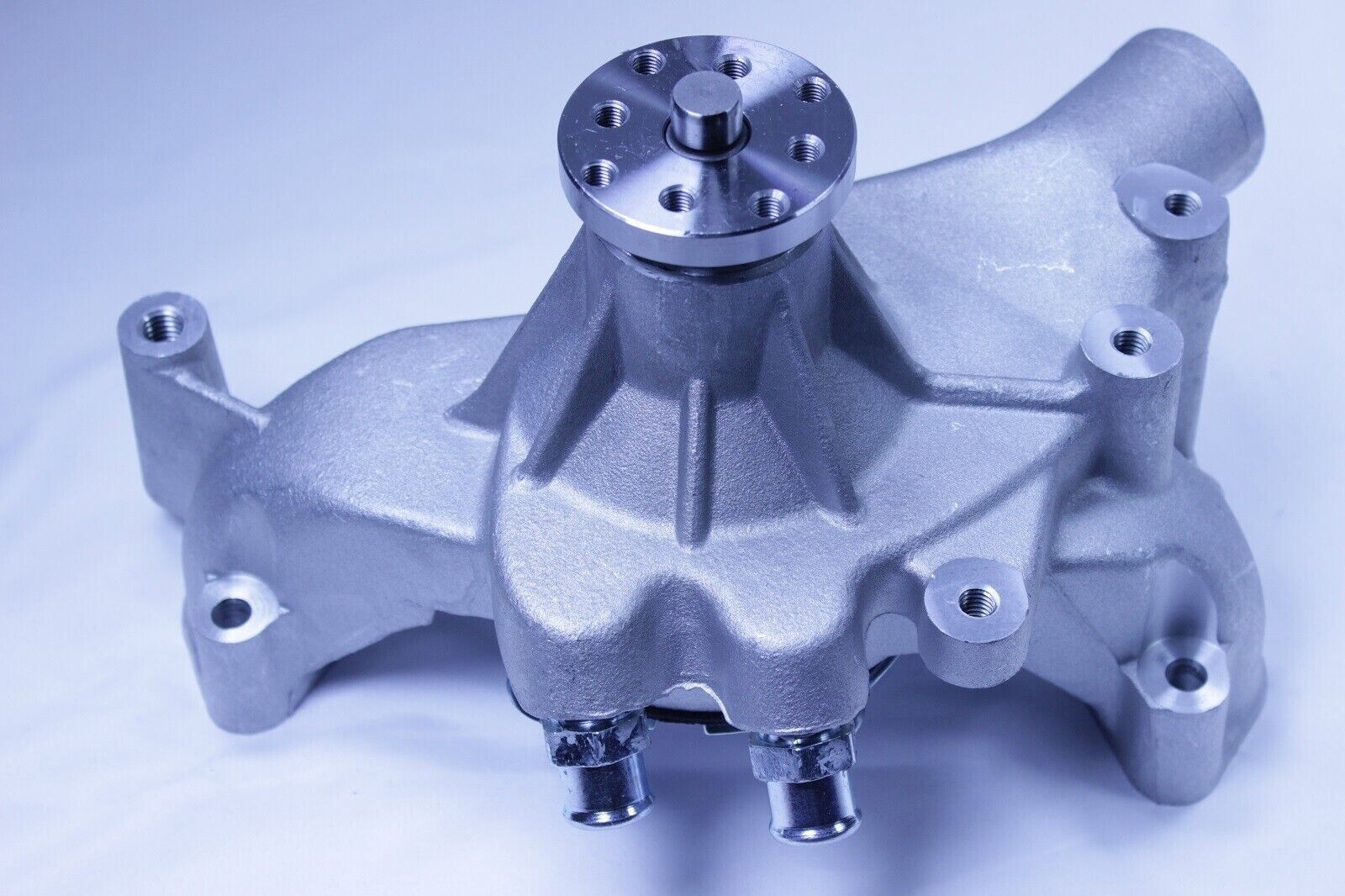 Big Block Chevy Satin Alum Long Water Pump 454 High Volume LWP & 2 ...