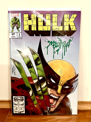 Hulk #1 - Mike Mayhew Variant NM - Massacre Drip Signed | eBay