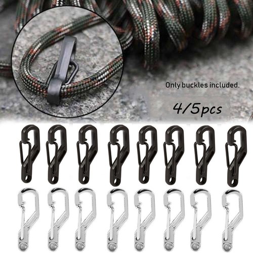 New EDC Key Ring Spring Hook Keyring Buckle Keys Clip Keychain Spring ...