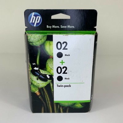 Original - HP 02 | Ink Cartridge | Black -Twin-Pack Warranty AUG 2012 ...