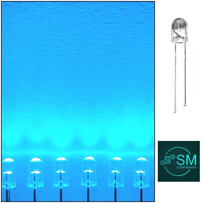 3mm Ice Blue LED Light Emitting Diode 200PCS Round Head Keyboard No ...
