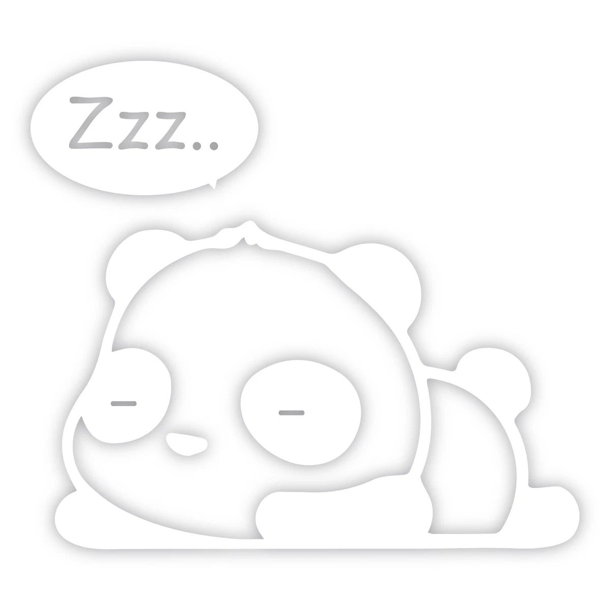 Sleeping Panda Decal